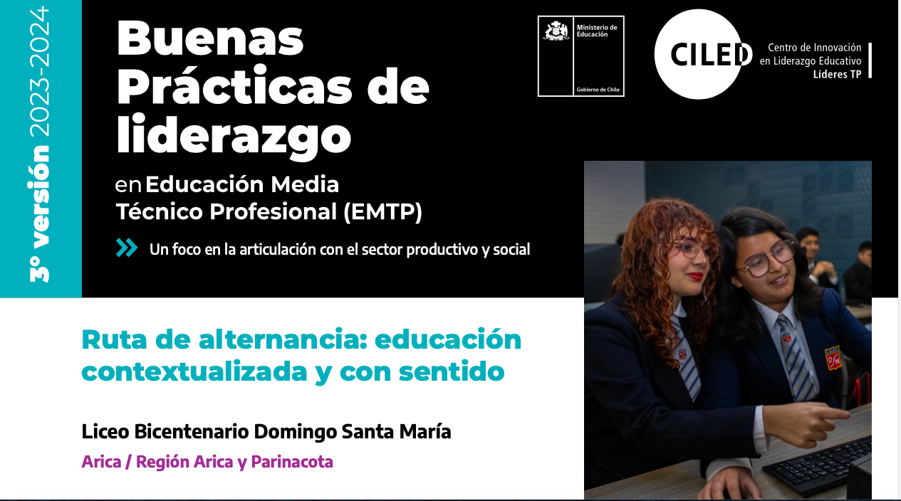 Ruta de alternancia: educación contextualizada y con sentido - CILED
